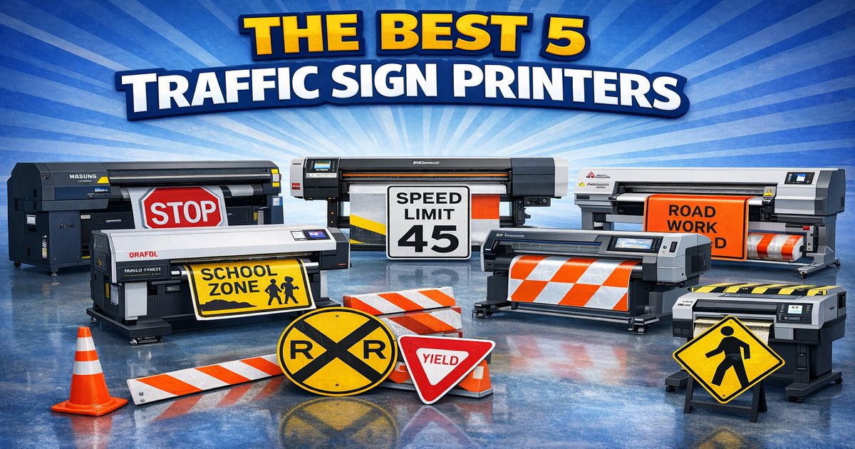 The Top 5 Traffic Sign Printers for Maximizing Production